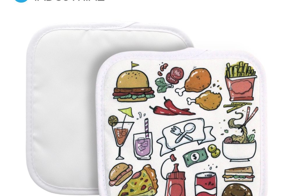 Sublimation Blank White Polyester Kitchen Pot Holder/ Sublimation Blank ...